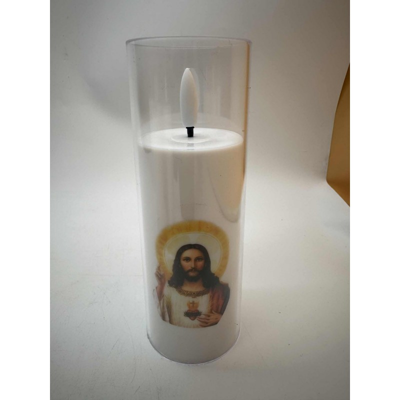 ŚWIECA/LED/MOTYW RELIGIJNY/5X15/SKACZĄCY PŁOMIEŃ/AE-A7024/12